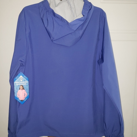 Free Country | Jackets & Coats | Free Country Hooded Rain Jacket Girls ...